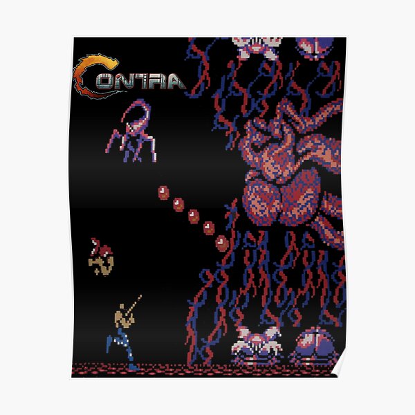"Contra Boss Battle" Poster by jessiejade95 | Redbubble