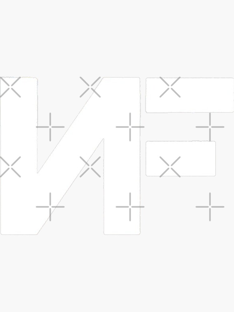 "NF" Sticker for Sale by terriwindley | Redbubble