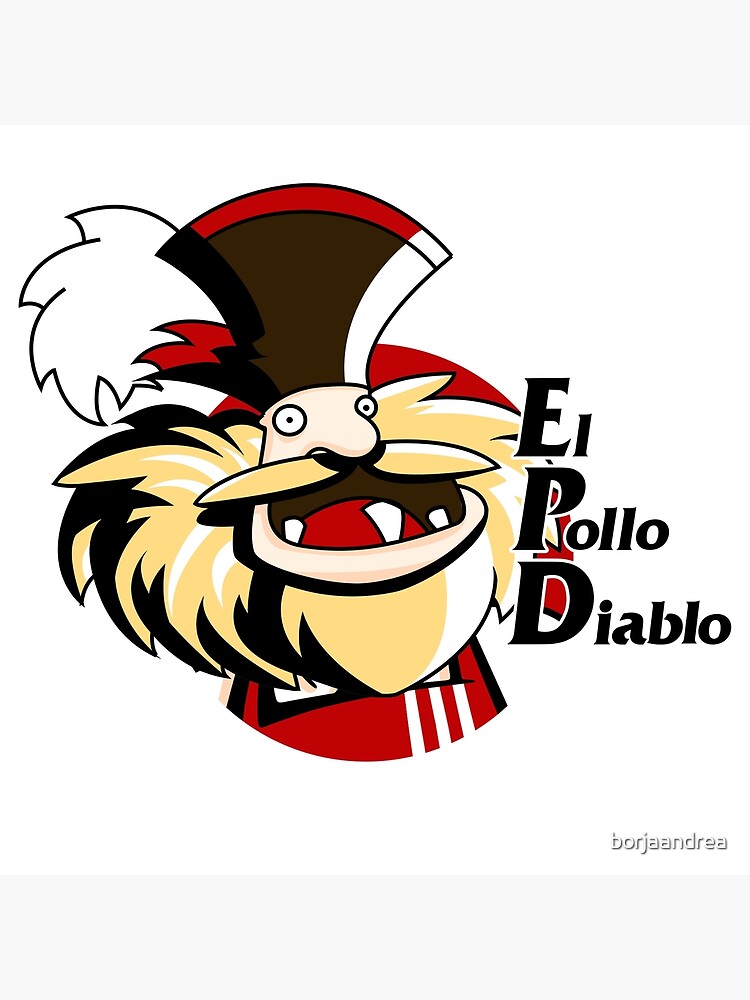 "El pollo diablo" Poster by borjaandrea | Redbubble
