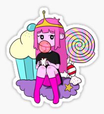 Kawaii Princess Bubblegum Stickers | Redbubble