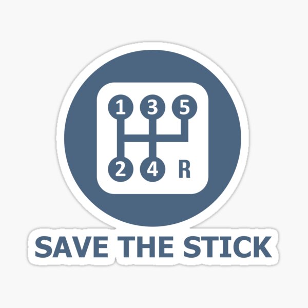 Manual Transmission Stickers | Redbubble