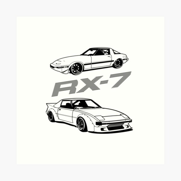 Rx7 Art Prints | Redbubble