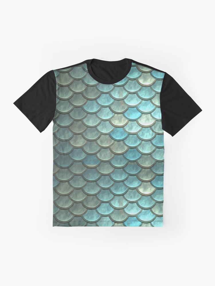 "Fish Scales Blue and Silver" T-shirt for Sale by pinkarmy25 ...