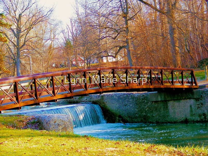 "Footbridge In Highland Park ~ Kokomo, Indiana ~ USA" by Lynn Marie ...