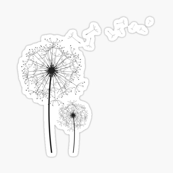 Dandelion Stickers | Redbubble