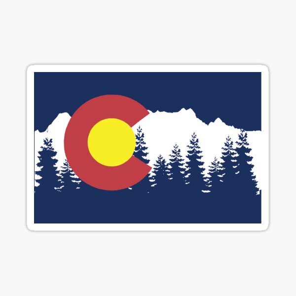 "Colorado Mountains" Sticker by bpettis | Redbubble