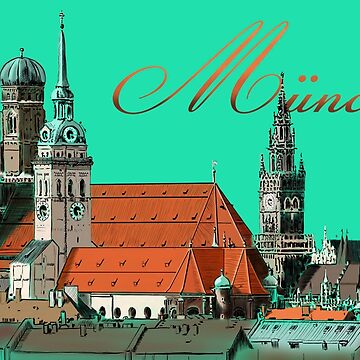 "Munich" Sticker by sibosssr | Redbubble