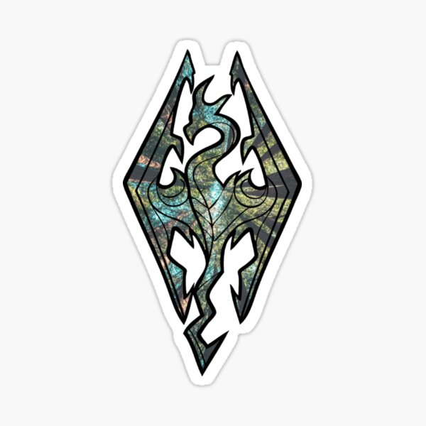 Skyrim Logo Stickers | Redbubble