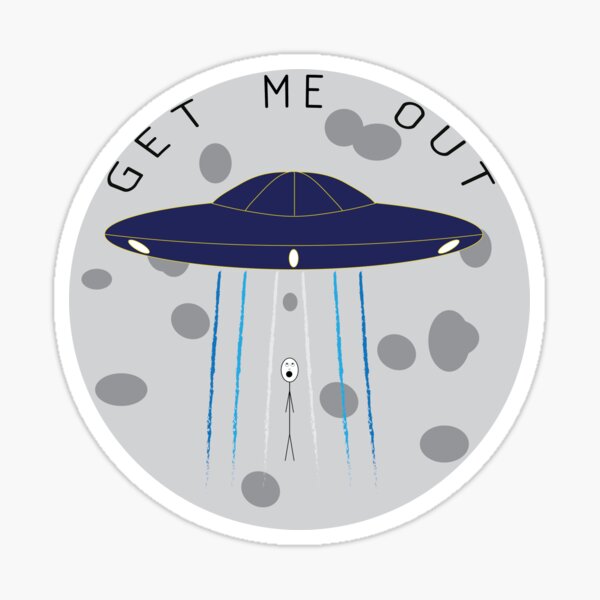 "Get me Out" Sticker for Sale by OMadureira | Redbubble