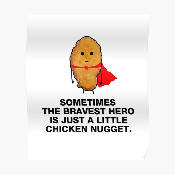 Poster: Chicken Nugget | Redbubble