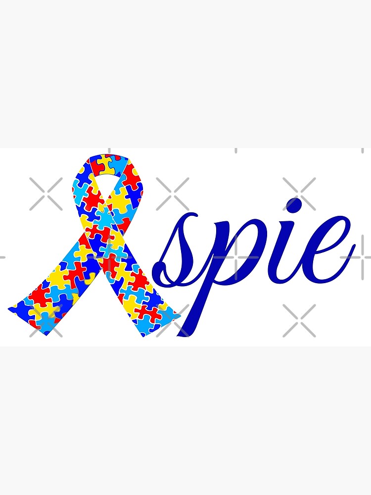 "Aspie Pride Ribbon Asperger Syndrome" Art Print for Sale by ...