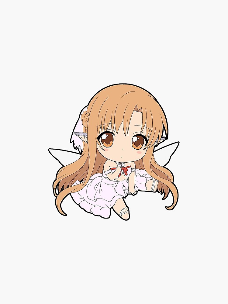 "Chibi Asuna prisoner sticker" Sticker for Sale by TheBestCrafter5 ...