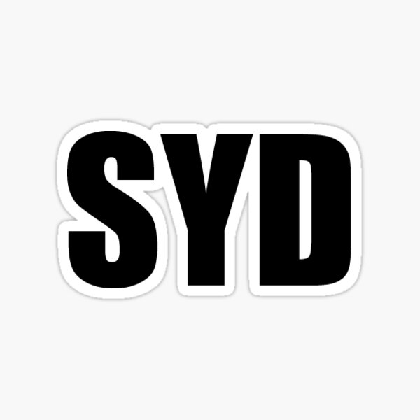 "Syd" Sticker by ampp | Redbubble
