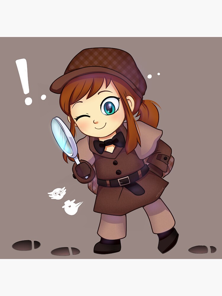 "Hat kid Detective" Sticker for Sale by keterok | Redbubble