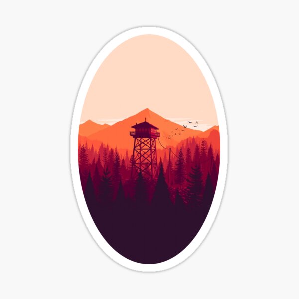 Firewatch Stickers | Redbubble