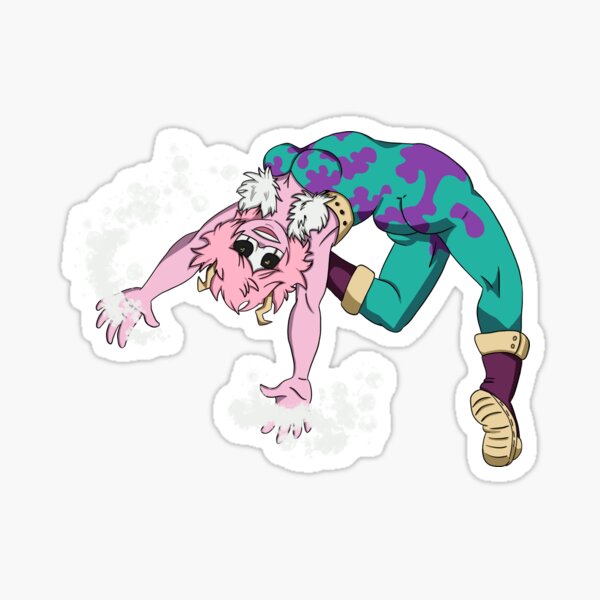 "Mina Ashido" Sticker for Sale by brethegoat | Redbubble