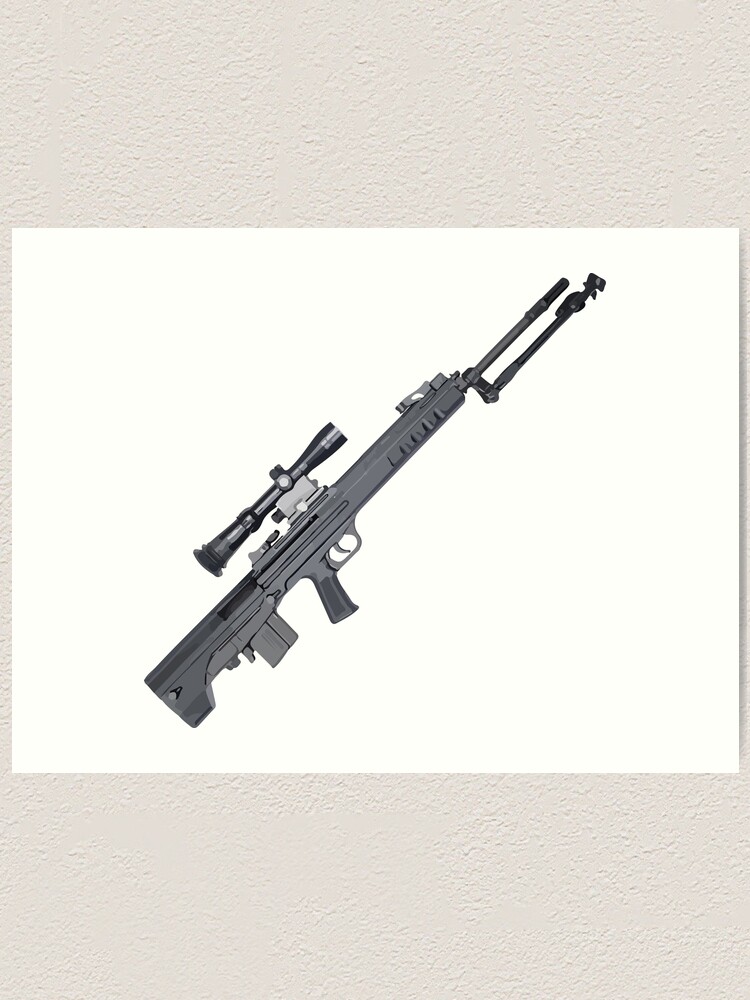 "QBU 88 Sniper Rifle" Art Print for Sale by TortillaChief | Redbubble