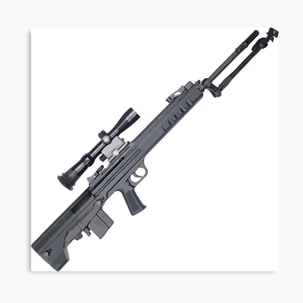 "QBU 88 Sniper Rifle" Canvas Print by TortillaChief | Redbubble
