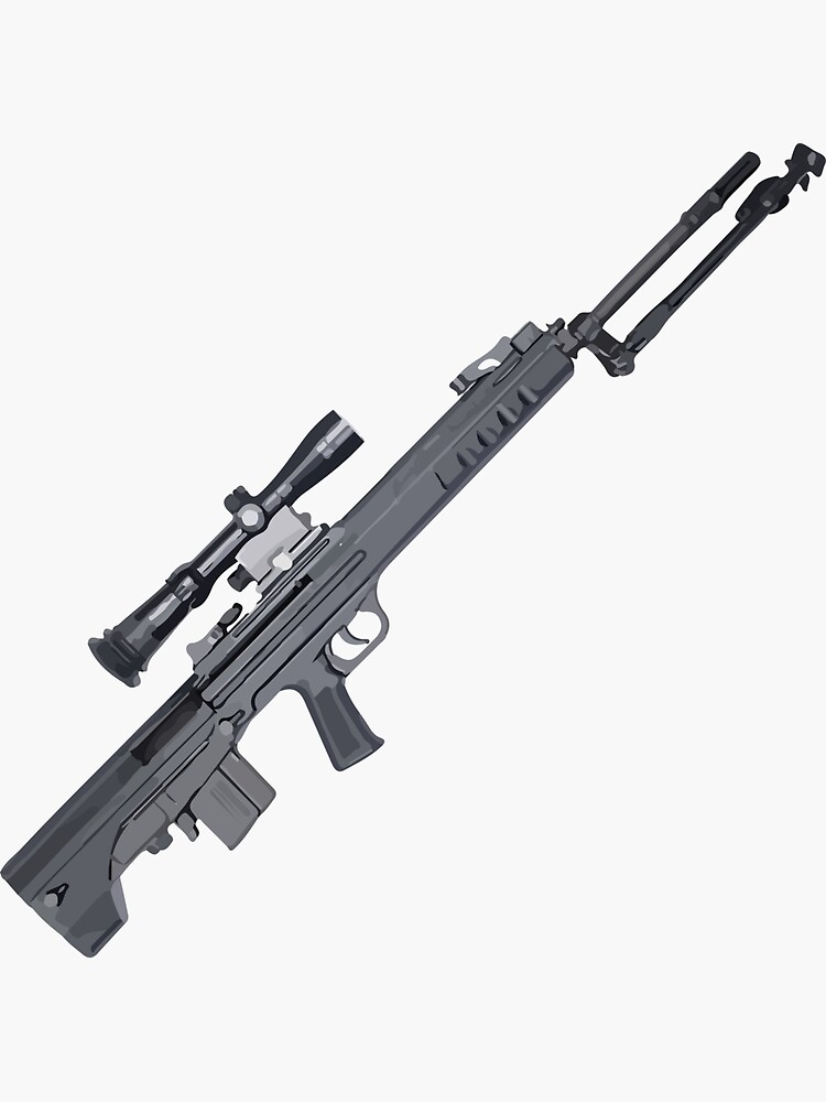 "QBU 88 Sniper Rifle" Sticker for Sale by TortillaChief | Redbubble