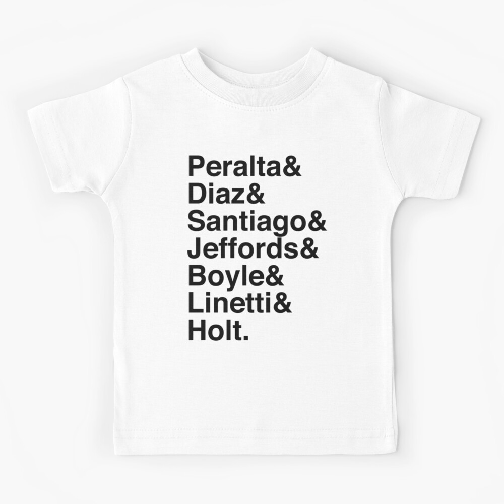 "B99 Characters (Black)" Kids T-Shirt by brenda-lee | Redbubble