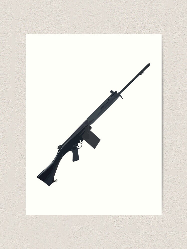 "SLR Rifle" Art Print for Sale by TortillaChief | Redbubble