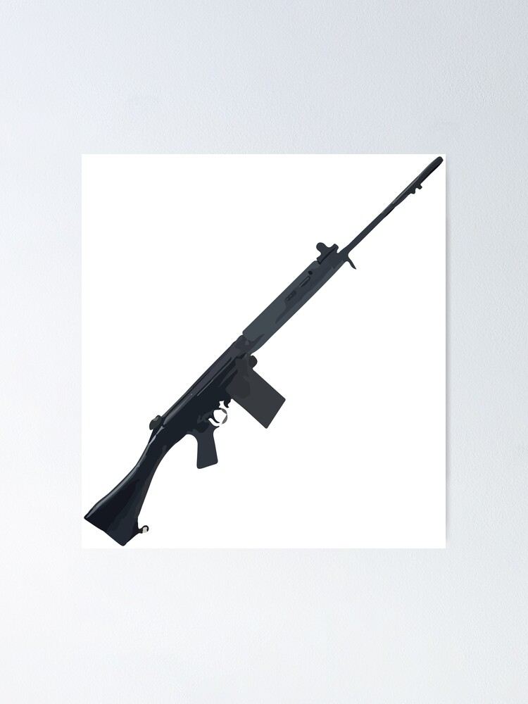 "SLR Rifle" Poster for Sale by TortillaChief | Redbubble