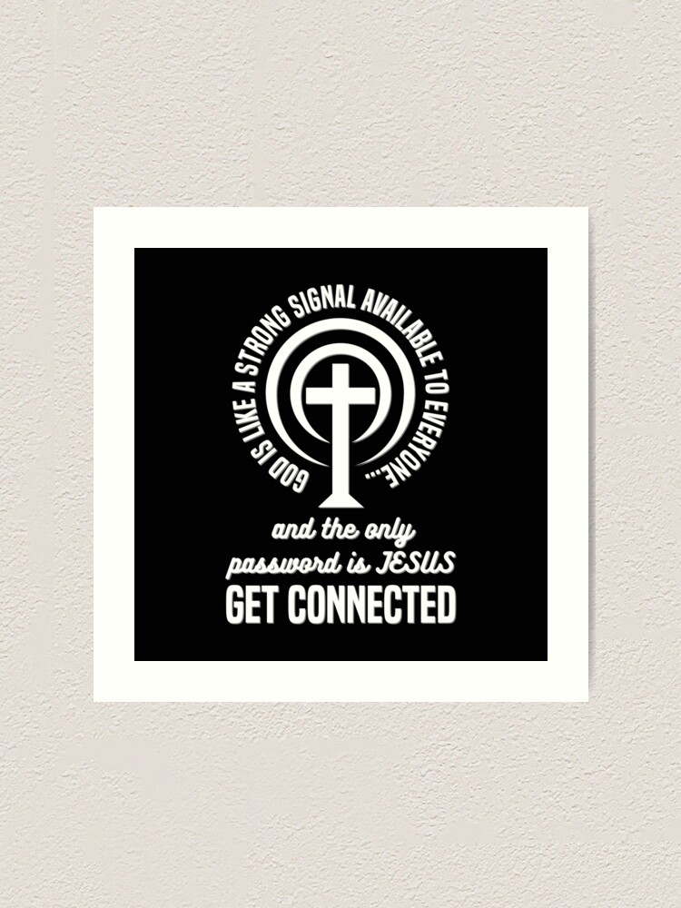 "Funny Wifi - God Strong Signal Get Wirelessly Connected - Christian ...