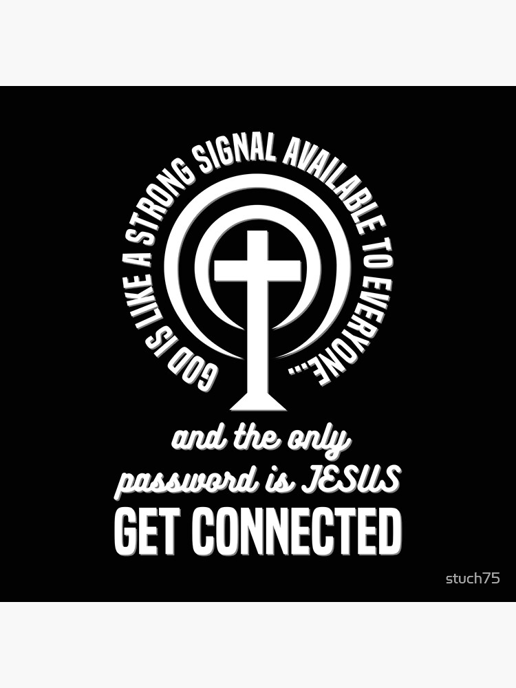 "Funny Wifi - God Strong Signal Get Wirelessly Connected - Christian ...