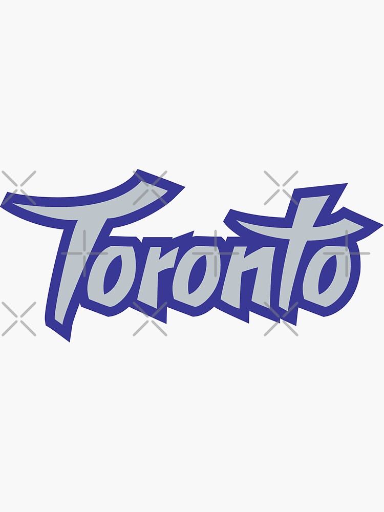 "Toronto Retro script 3" Sticker for Sale by SaturdayAC | Redbubble