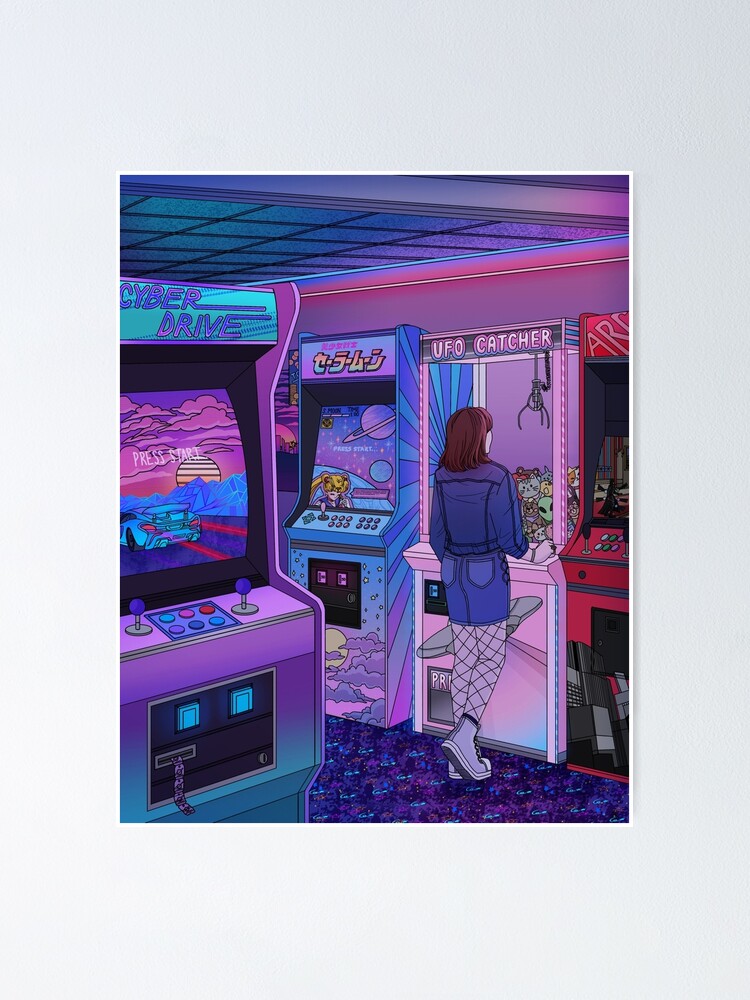 "Arcade" Poster for Sale by kelseydraws | Redbubble
