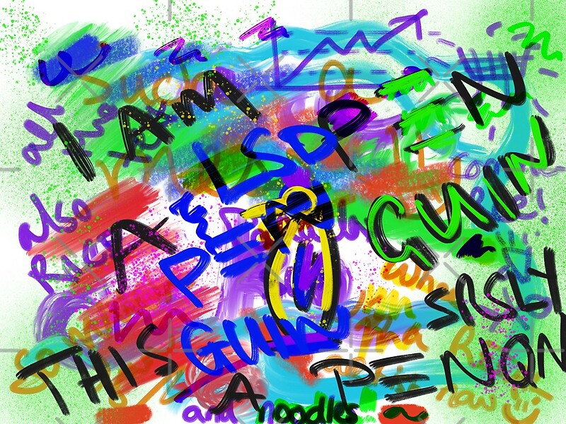 "psychedelic penguin" by toothbrush1 | Redbubble