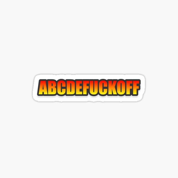 Abcd Stickers | Redbubble