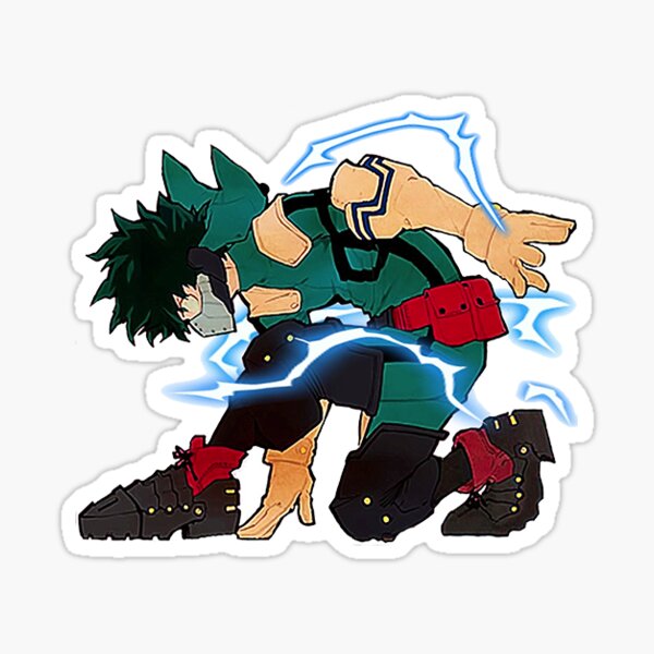 "Deku" Sticker for Sale by InsertNamePls | Redbubble