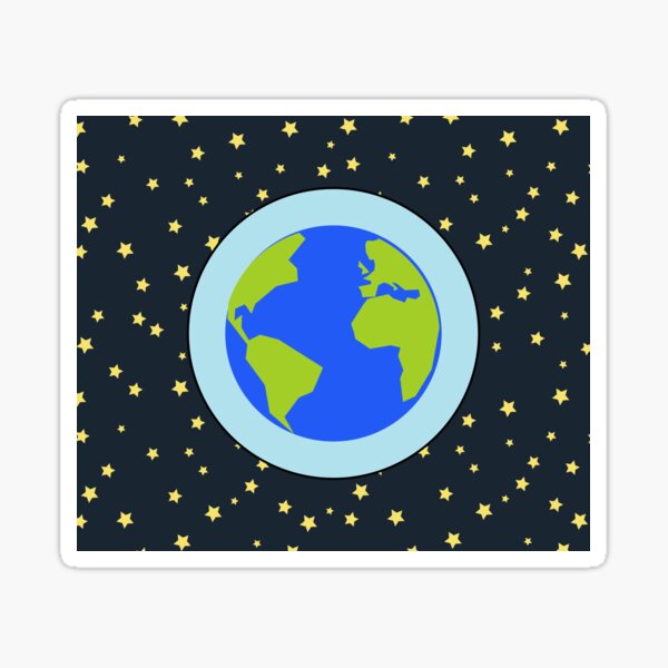 "Run Astro Run - Earth - Starfield" Sticker for Sale by BirdAtWork ...