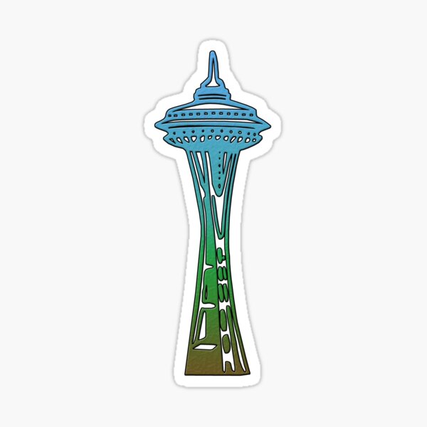 "Seattle, Washington Space Needle" Sticker for Sale by gorff | Redbubble