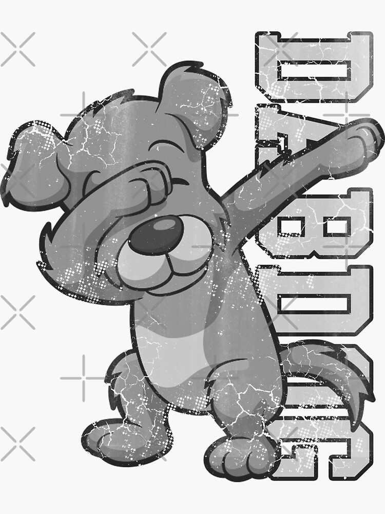 "Dabbing Dog - Dab Dog" Sticker for Sale by frittata | Redbubble