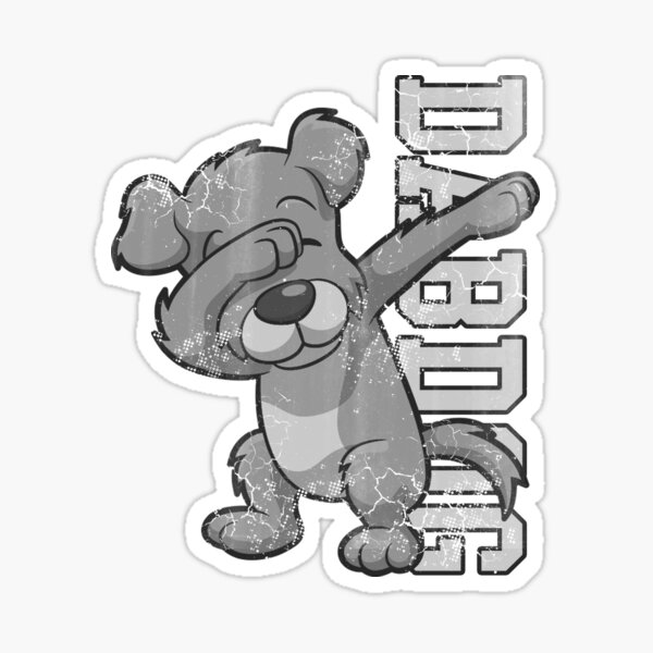 "Dabbing Dog - Dab Dog" Sticker for Sale by frittata | Redbubble