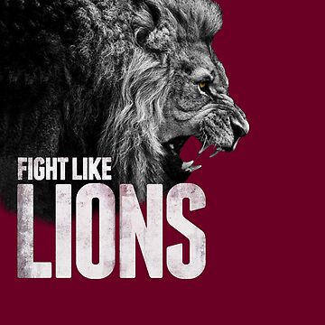 "Fight Like Lions AVFC" Essential T-Shirt for Sale by Dave Harris ...