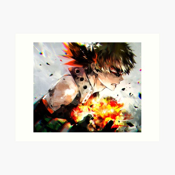 Katsuki Bakugo Art Prints | Redbubble