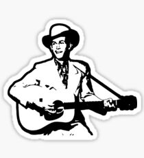 Hank Williams: Stickers | Redbubble