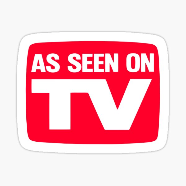 "TV" Sticker for Sale by lowpressures | Redbubble