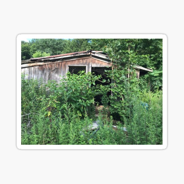 "Overgrown Barn" Sticker for Sale by Jacyncas | Redbubble