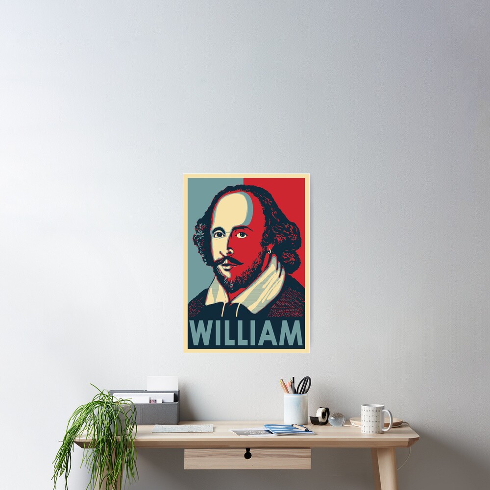 "Shakespeare" Poster by lowpressures | Redbubble