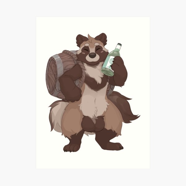 "Tanuki" Art Print for Sale by SethIova | Redbubble