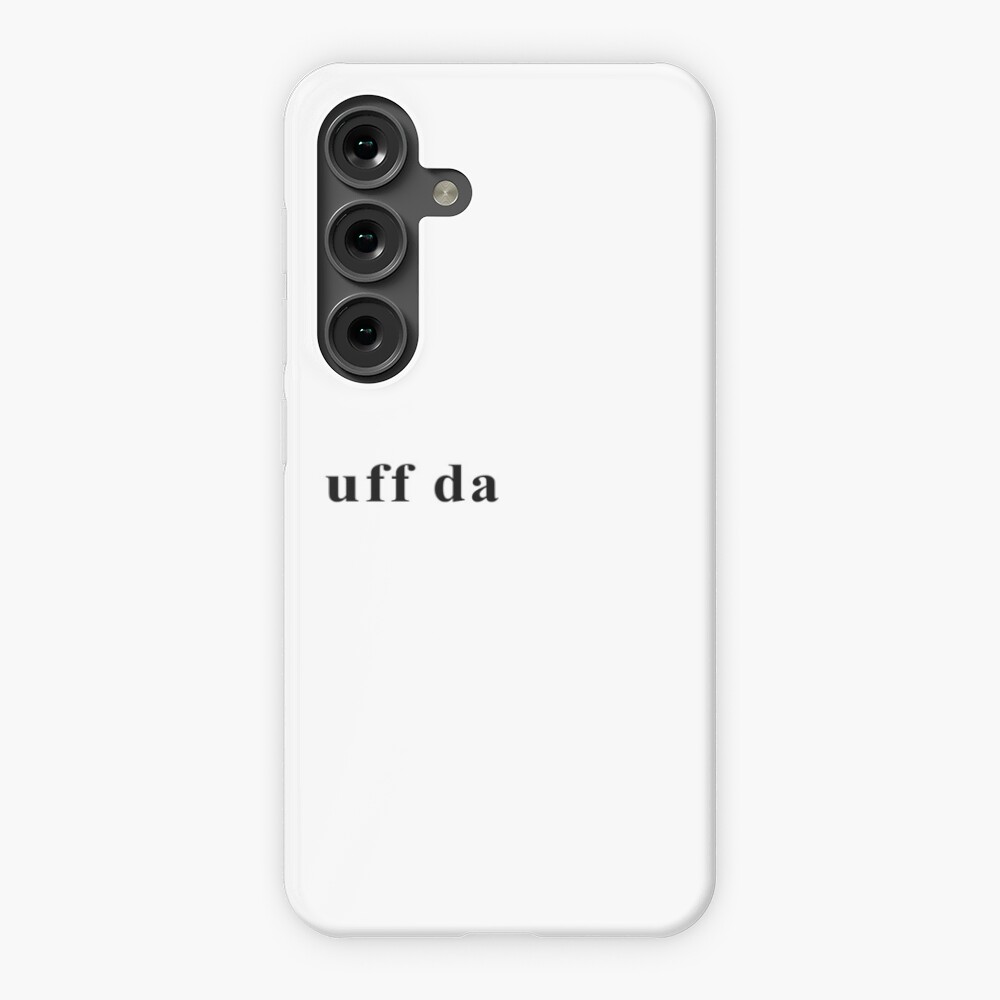 "uff da Sticker" Sticker for Sale by delightshow | Redbubble