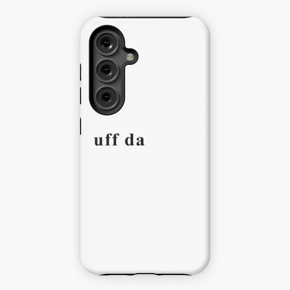 "uff da Sticker" Sticker for Sale by delightshow | Redbubble