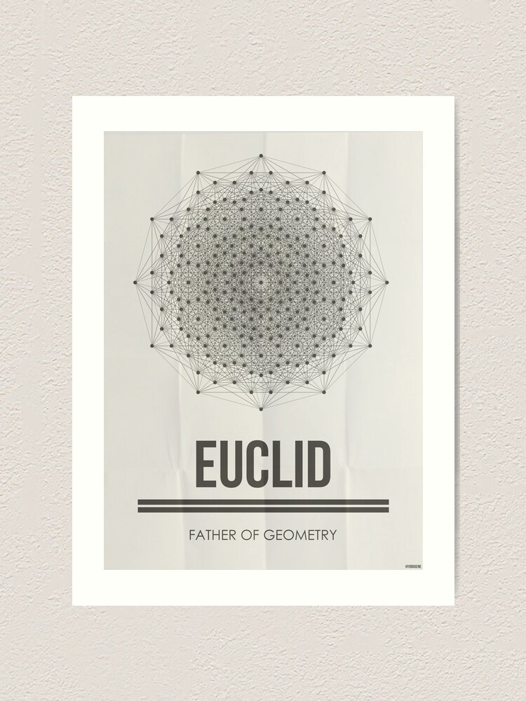 "EUCLID - Mathematician Collection" Art Print for Sale by Hydrogene ...