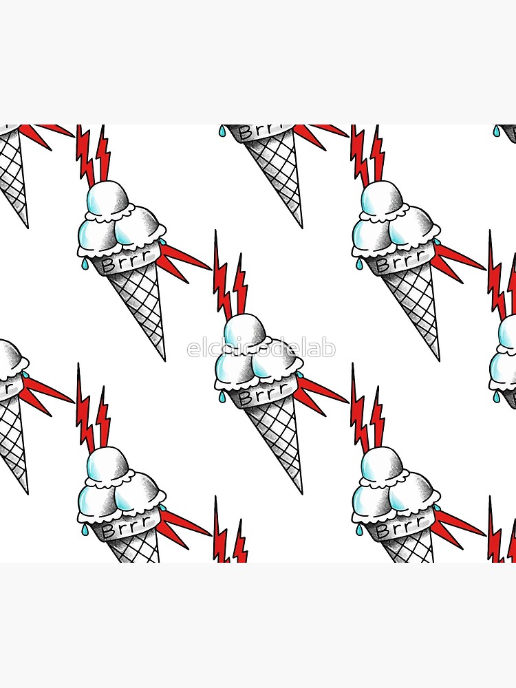 "brrr ice cream" Tapestry for Sale by elchicodelab | Redbubble