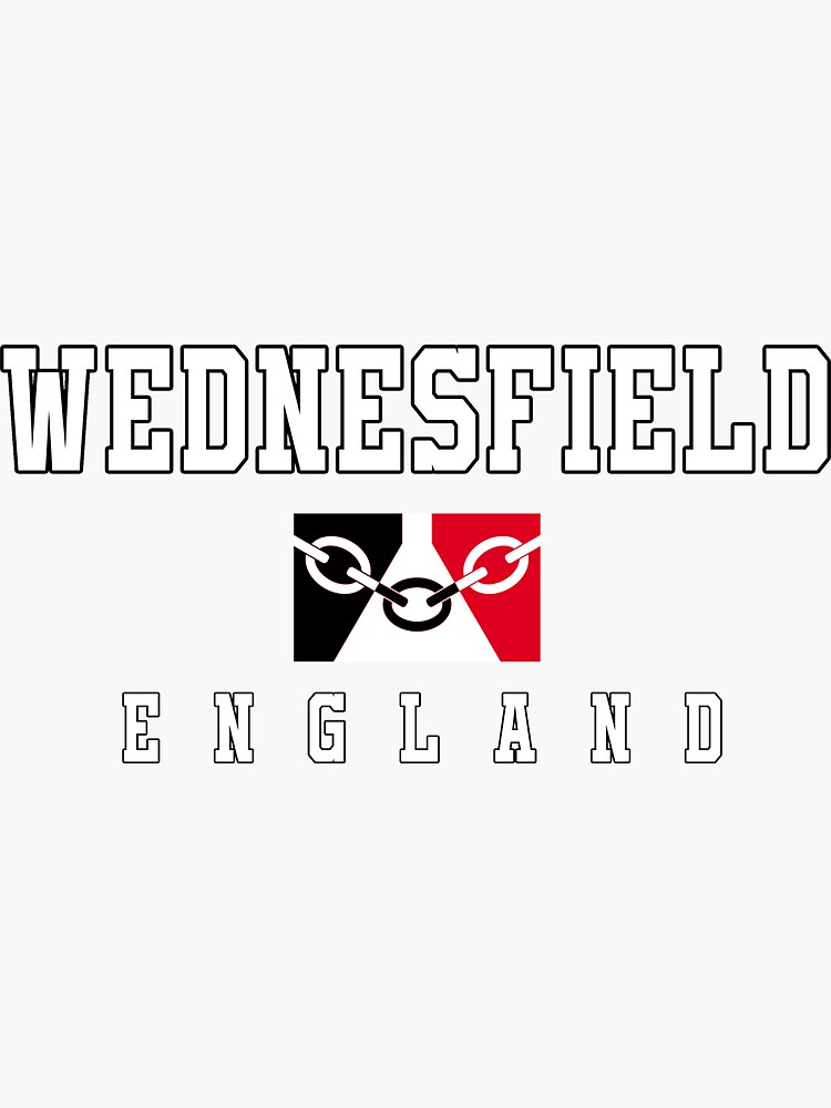 "Wednesfield - Black Country Flag" Sticker by danbadgeruk | Redbubble