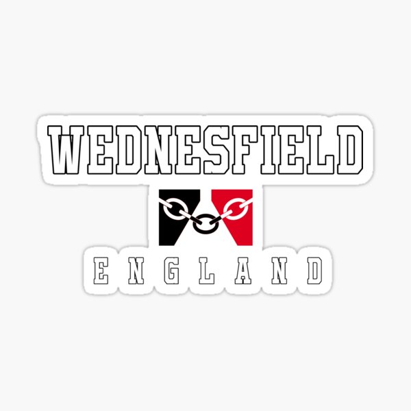 "Wednesfield - Black Country Flag" Sticker by danbadgeruk | Redbubble